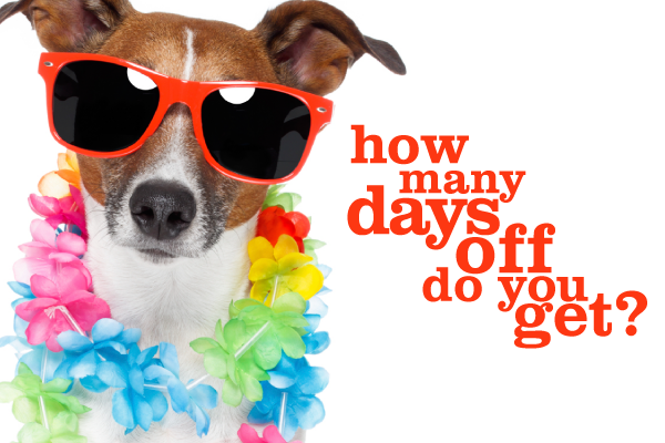 How Many Days Off Do You Get 